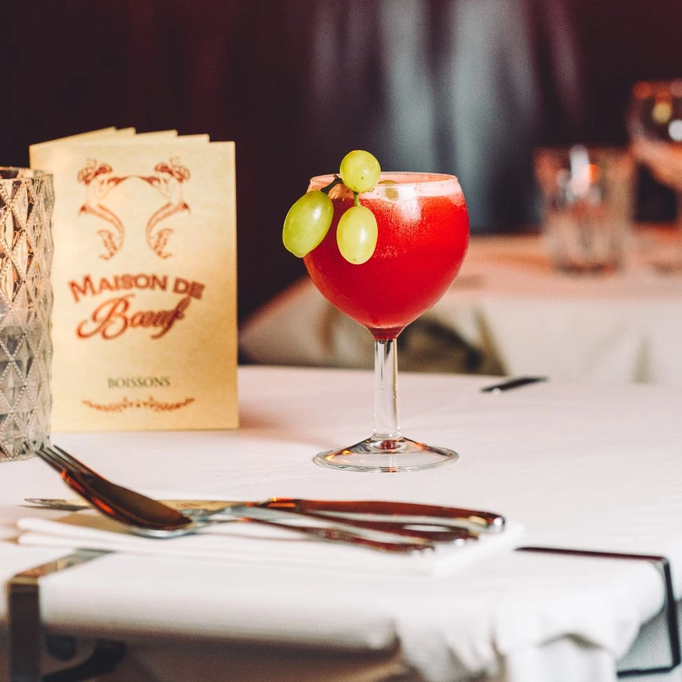 Maison De Beouf's Cocktail Choice.